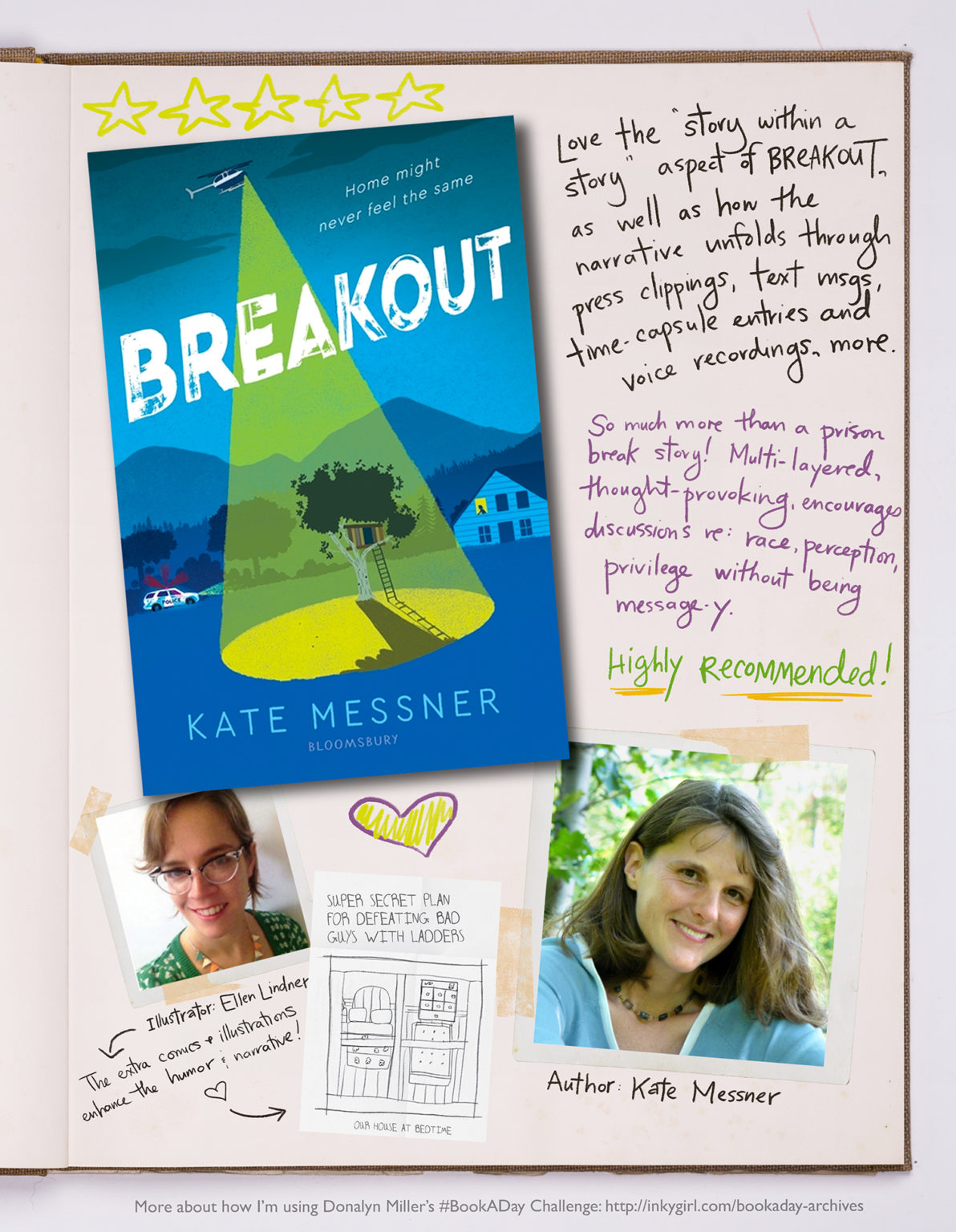 #BookADay: BREAKOUT by Kate Messner, illustrated by Ellen Lindner ...
